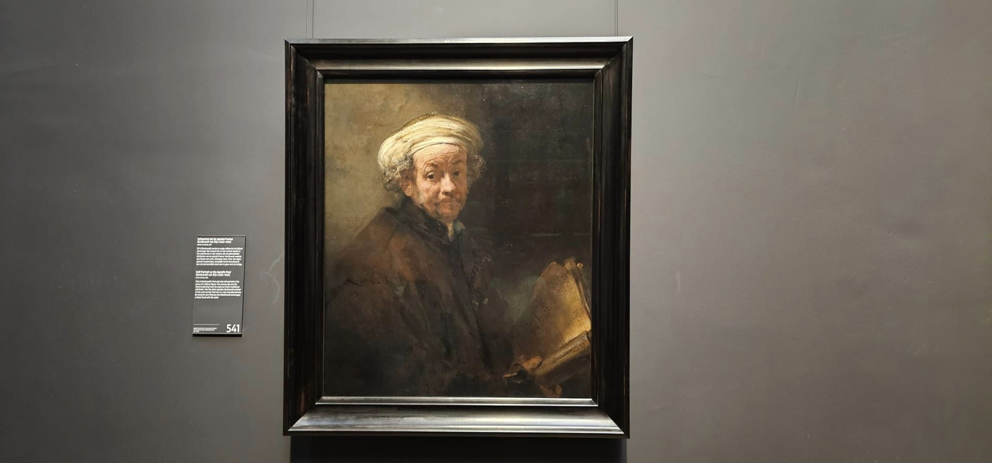 Chân dung tự hoạ Rembrandt - bảo tàng Rijksmuseum